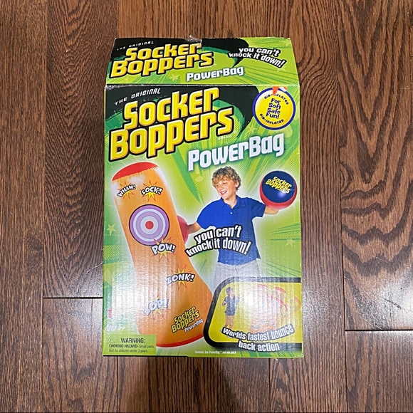Socker Boppers | Toys | Nib Socker Boppers Powerbag 42 Tall | Poshmark